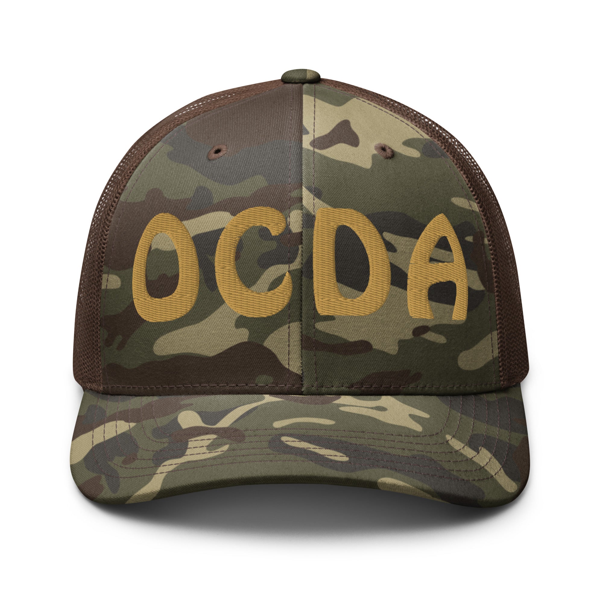 OCDA Camouflage trucker hat – ocdaofficial2